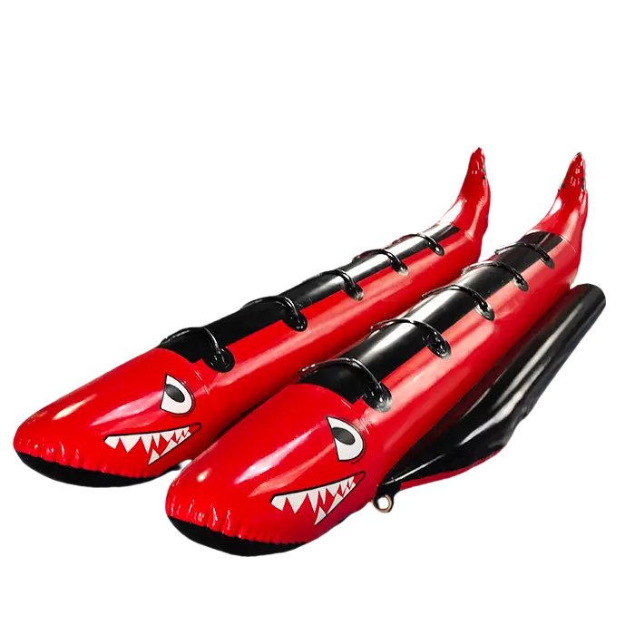 Red Shark 10 Seats Banana Boat - ZR Inflatable